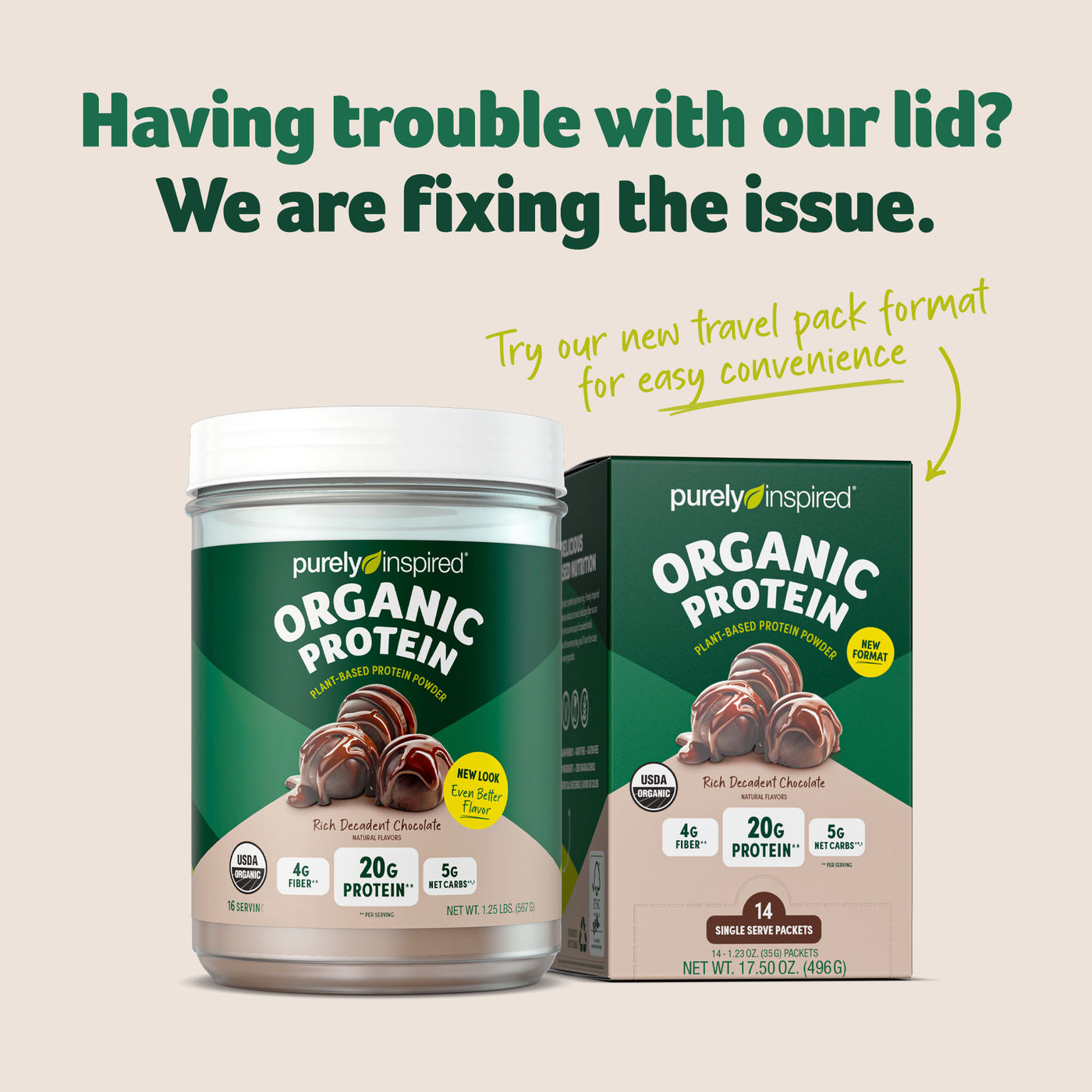 Organic Protein - Purely Inspired